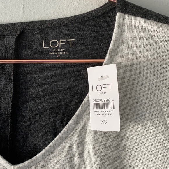 LOFT | Tops | Nwt Loft Colorblock T | Poshmark